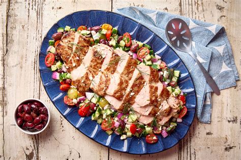Greek Garlic And Herb Marinated Pork Tenderloin Smithfield