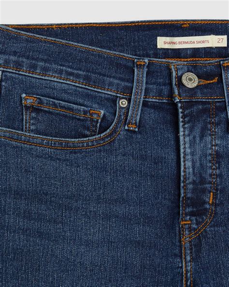 Shaping Bermuda Womens Shorts Dark Wash Levis® Ca