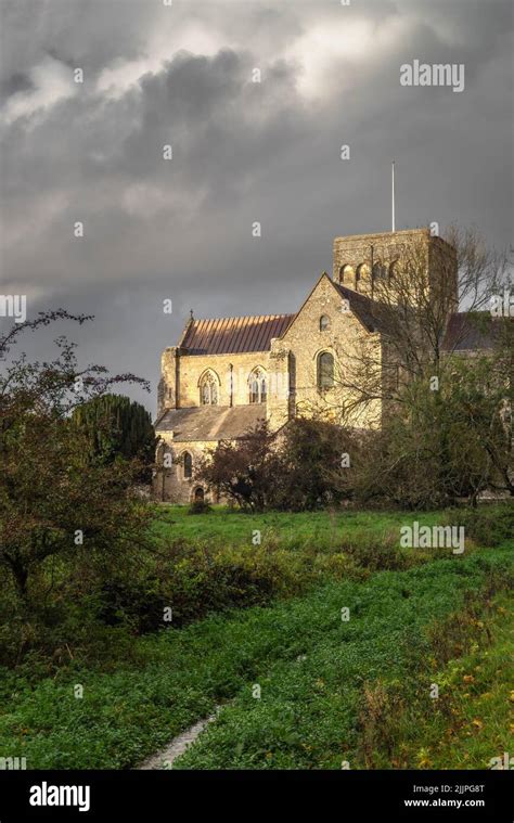The Hospital Of St Cross Church In The City Of Winchester Hampshire England UK Stock Photo