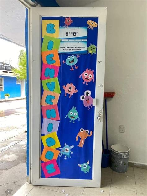 puerta decorada de bienvenida decoraciones de aulas para niños decoracion de aulas