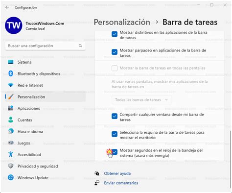 Mostrar Los Segundos En El Reloj De Windows