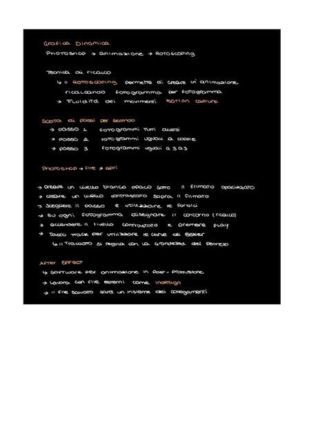 appunti informatica per la grafica rotoscoping e molto altro pdf