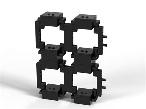 Lego Moc Modular Minifigure Display By Tomko1t Rebrickable Build With Lego