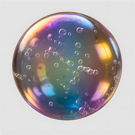 A Bubble With Bubbles And Bubbles On It Premium Ai Generated Image