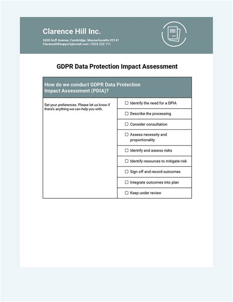 Free Privacy Impact Assessment Template Pdf Safetyculture 45 Off