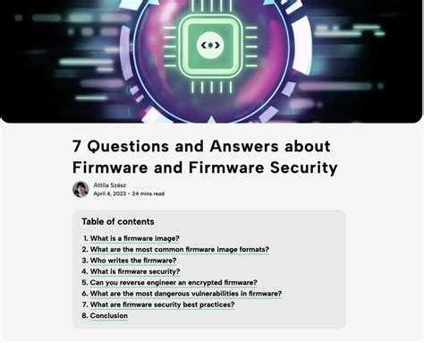 Burcu Yarar On Linkedin Cybersecurity Infosec Firmware Firmwaresecurity Question Answer…