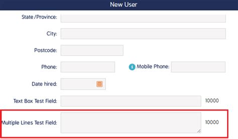 Multiple Lines Custom Field Mitratech Success Center