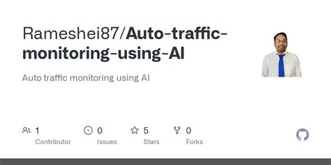 Github Rameshei87auto Traffic Monitoring Using Ai Auto Traffic Monitoring Using Ai
