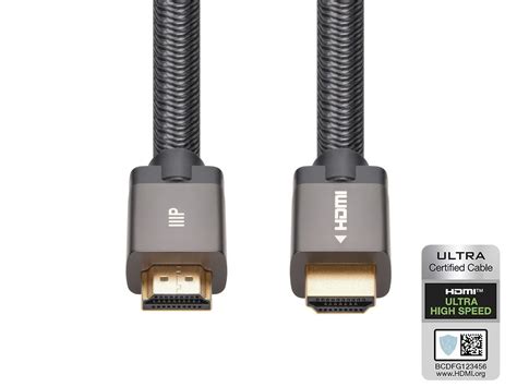 Monoprice 8k Certified Ultra High Speed Hdmi Cable Braided 8k60hz