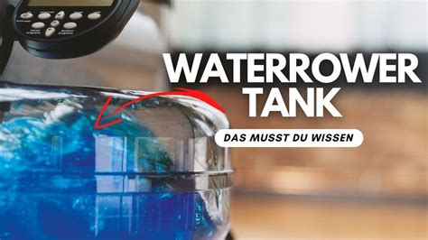 Waterrower Tank befüllen und warten Das musst du Wissen YouTube