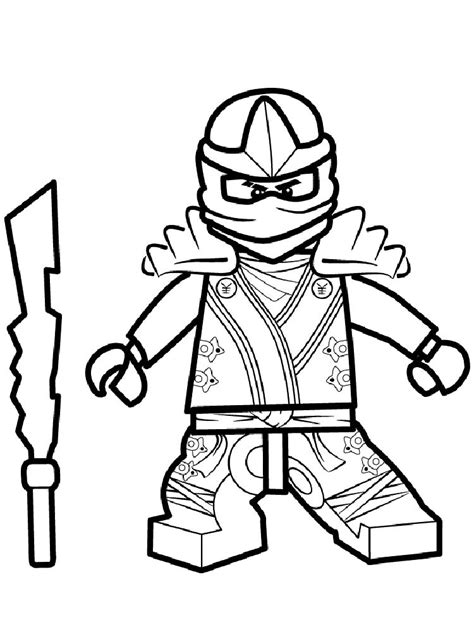 Розмальовки Лего Ніндзяго