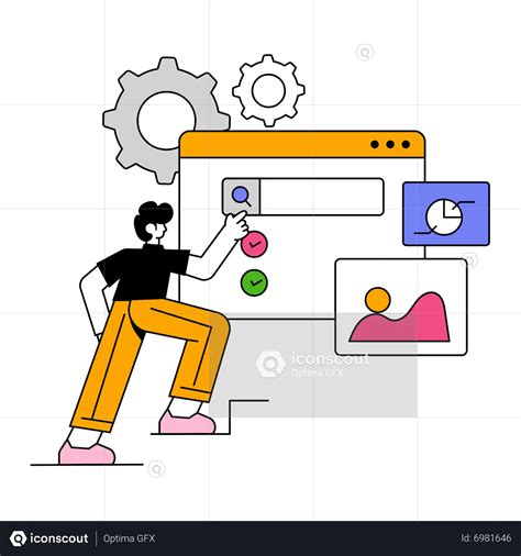 Web Development Animated Illustration Download In Json Lottie Or Mp4