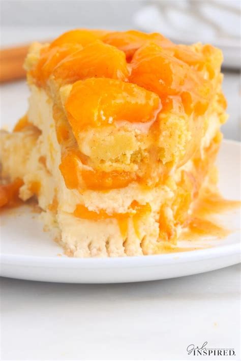Peach Cobbler Cheesecake Girl Inspired