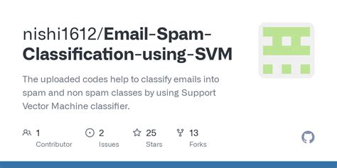 Email Spam Classification Using Svmextractinguniquewordsfromallemailspy At Master