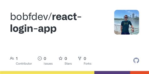 Github Bobfdev React Login App