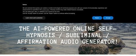 Ai Hypnosis Generator Website Recommendations