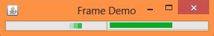 Swing Java Look And Feel Windows Server Shows Progress Bar Too Thin Stack Overflow