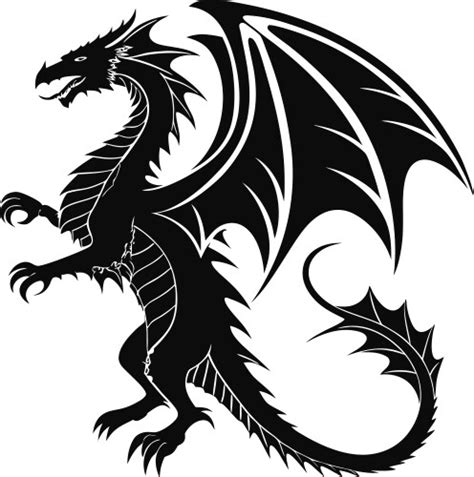 Digital Dragon Vector Images Over 1500