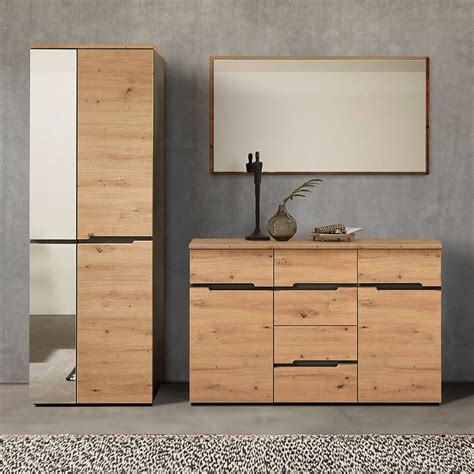 Lomadox Garderoben Set Manresa 36 Spar Set 3 St Mit Sideboard