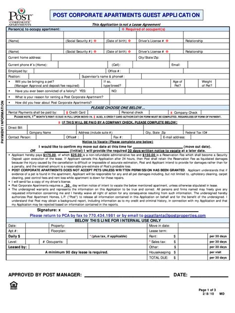 Pca Guest Application 2010 2022 Fill And Sign Printable Template