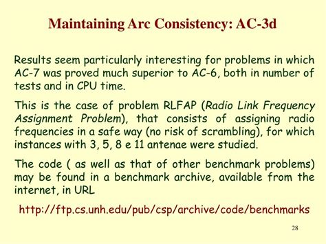 Ppt Maintaining Arc Consistency Ac 6 Powerpoint Presentation Free