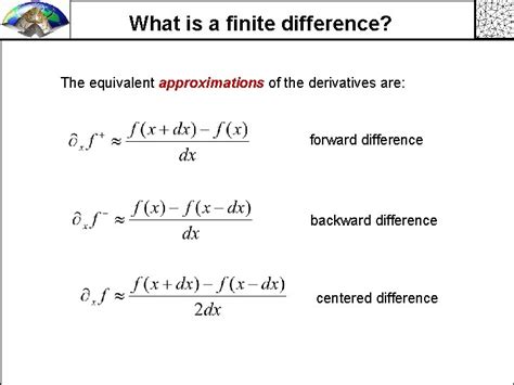 Numerical Methods Specific Methods Finite Differences Pseudospectral Methods