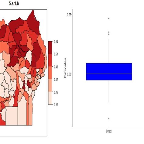 Small Area Estimation By District And Sex Of Indicator 5a1a