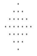 javascript 打印菱形含分析过程及代码 js打印菱形 CSDN博客