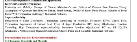 Electrical Conductivity In Metalsresistivity And Mobility Concept Of Ph