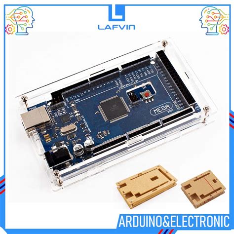 LAFVIN Enclosure Transparent Gloss Acrylic Box Compatible For Arduino
