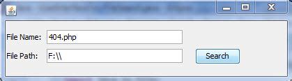Filesearch In Java With User Interface Ngdeveloper
