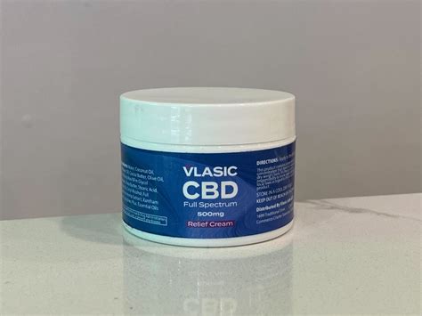 Vlasic Labs Cbd Full Spectrum Relief Cream 500mg Empire Cannabis