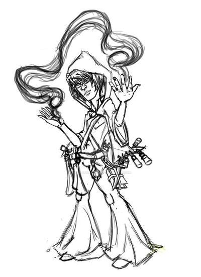 Wizard Sketch By Nebo Illustrator On Deviantart