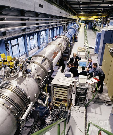 Lhc Particle Accelerator Magnets Photograph By Cern Science Photo
