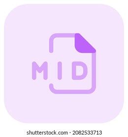 Midi File Format Icon Images Stock Photos Vectors Shutterstock