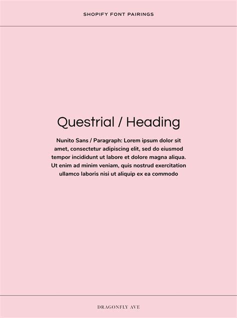 14 Beautiful Shopify Font Pairings For Your Online Store Dragonfly Ave
