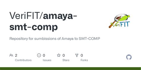 github verifit amaya smt comp repository for sumbissions of amaya to