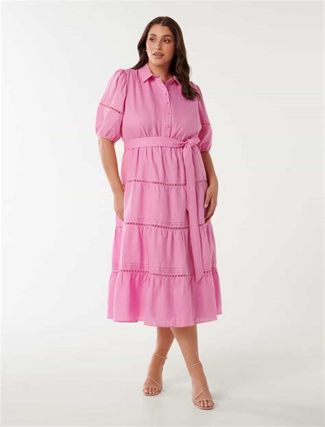 Britanya Curve Trim Midi Womens Fashion Forever New
