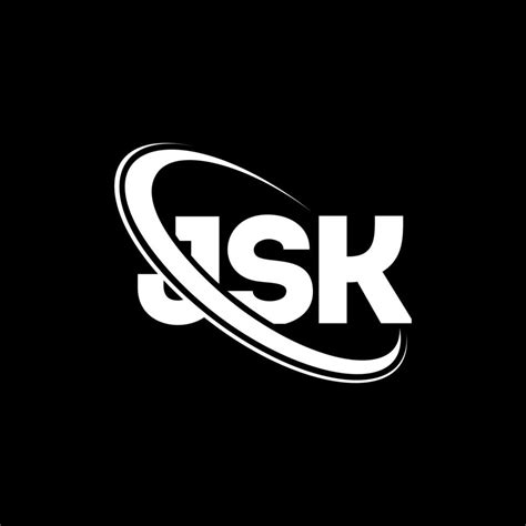 JSK logo. JSK letter. JSK letter logo design. Initials JSK logo linked ...