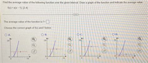 Solved Find The Average Value Of The Following Function Over Chegg