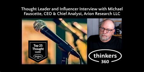 Thought Leader And Influencer Interview With Michael Fauscette Ceo