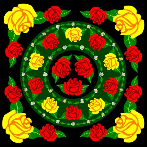 Canal Art Roses In A Square In A Roundabout Way By Robohippyv2 On