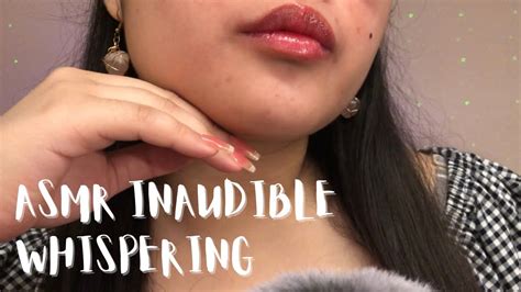 🗣️ASMR INAUDIBLE WHISPERING, mouth sounds, personal attention, unintelligible reading asmr ! 🗣️ ...