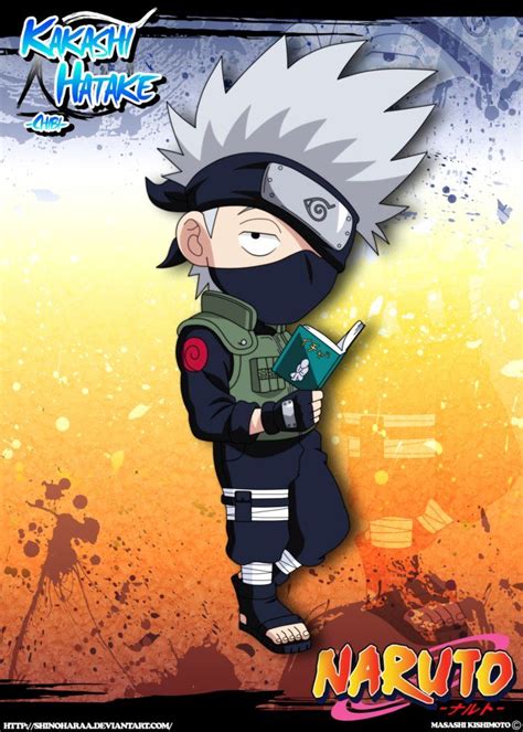 Chibi Version Of Kakashi Hatake Personagens Chibi Anime Kawaii