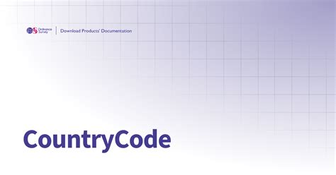 Countrycode Os Download Products Documentation