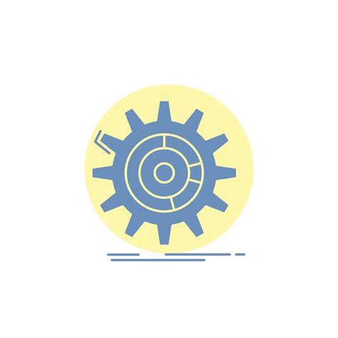 Setting Data Management Process Progress Glyph Icon 13032249 Vector Art At Vecteezy