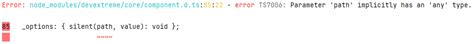 Compiling Error Typescript Ts7006 Parameter Pathvalue Implicitly