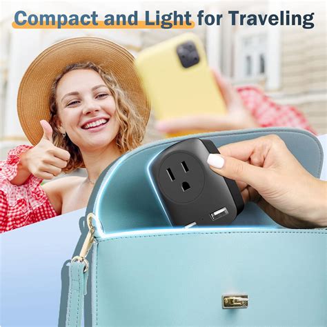 European Travel Plug Adapter International Multi Power Adaptor Type C