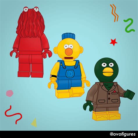 I Designed Three Dont Hug Me Im Scared Lego Minifigures Rdhmis