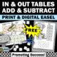 FREE Function Tables In And Out Boxes Addition And Subtraction Worksheets